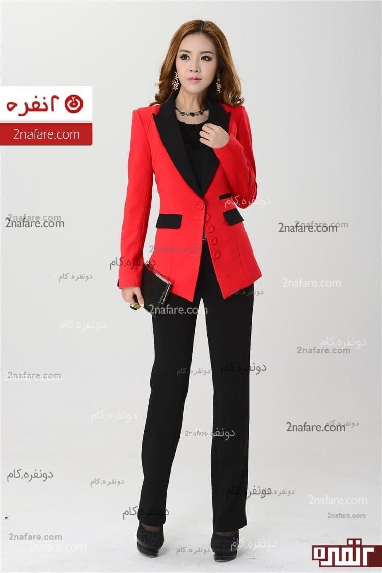 مدل کت و شلوار مجلسی زنانه شیک و جدید • دونفره